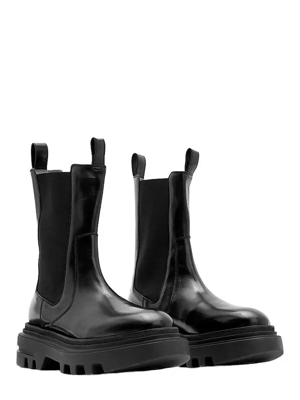 ALLSAINTS Alex Chelsea Boots - Black Shine
