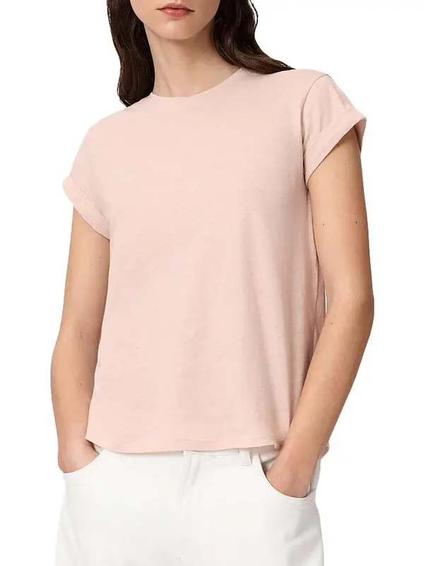 ALLSAINTS Anna Cotton Tee - Crystal Pink