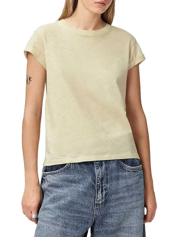 ALLSAINTS Anna Cotton Tee - Haze Green