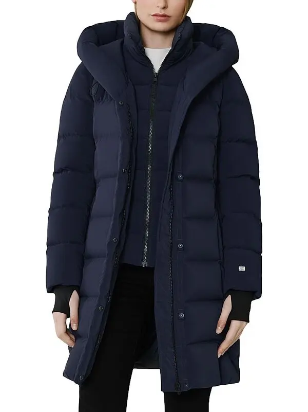 Soia & Kyo Sonny Hooded Down Coat - Night Blue