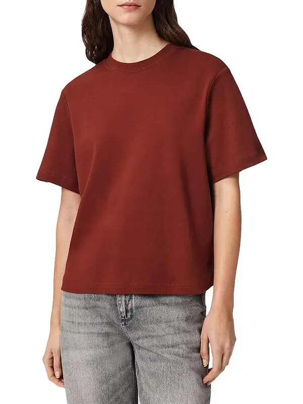 ALLSAINTS Lisa Cotton Tee - Paprika Red