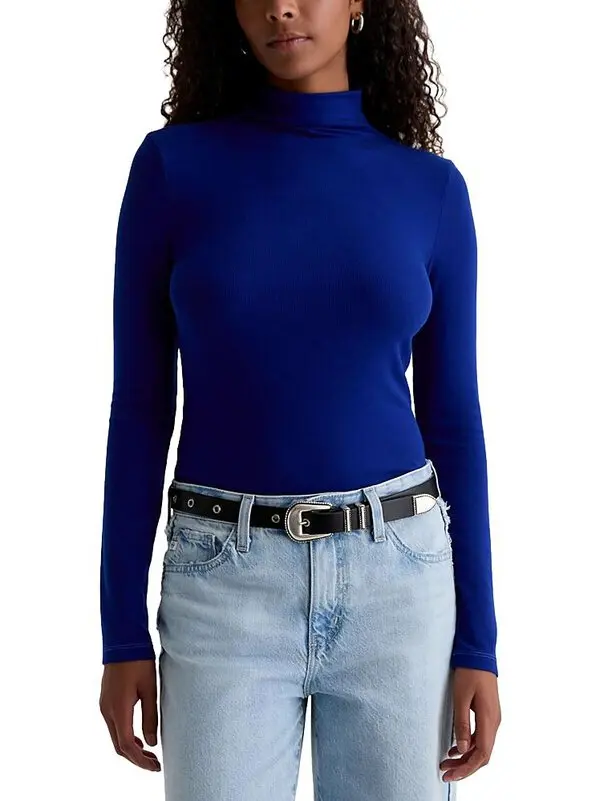 Ag The Chels Long Sleeve Turtleneck - Endless Blue