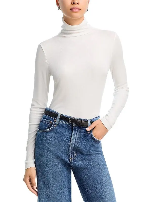 Ag The Chels Long Sleeve Turtleneck - Powder