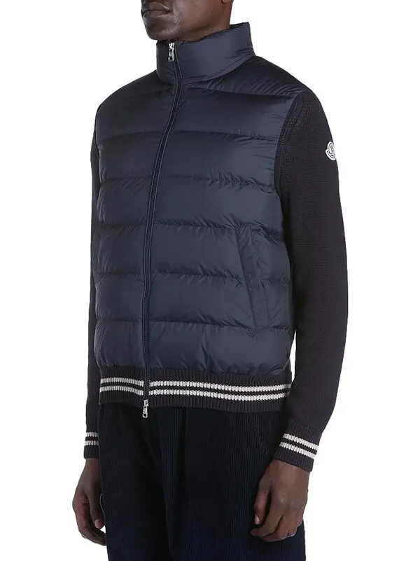Moncler Zip-up Jacket - Navy Blue