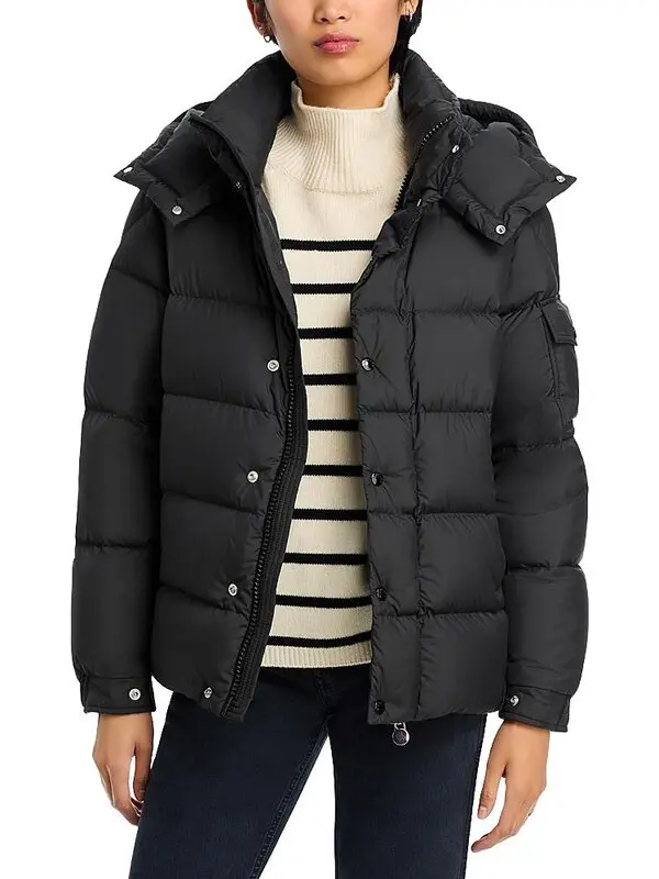 Moncler Maya Puffer Coat - Black