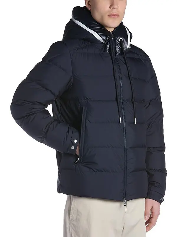 Moncler Cardere Zip Front Jacket - Navy