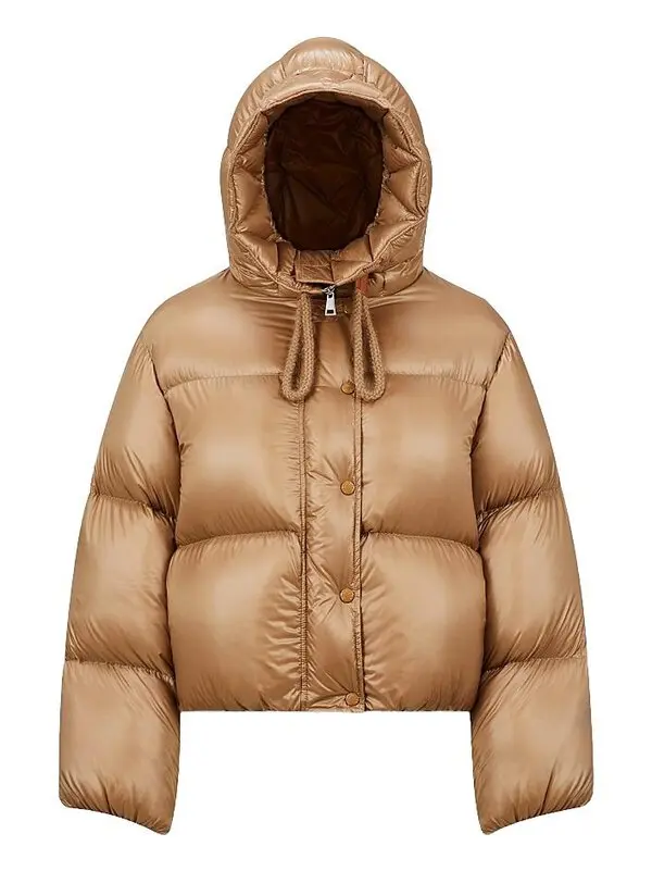 Moncler Borey Down Puffer Jacket - Camel Beige