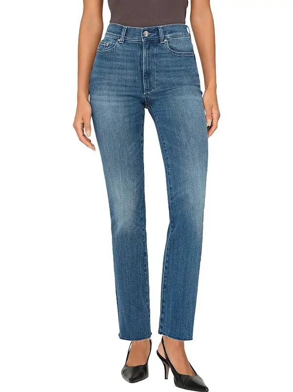 DL1961 Halle Instasculpt High-rise Straight Leg Jeans - Palm Springs