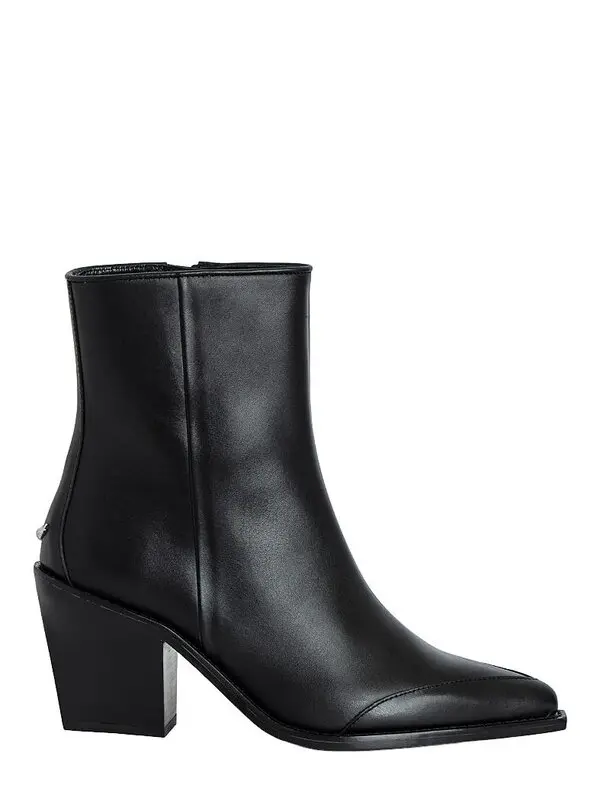 Zadig&Voltaire Cara Pointed Toe Ankle Boots - Noir
