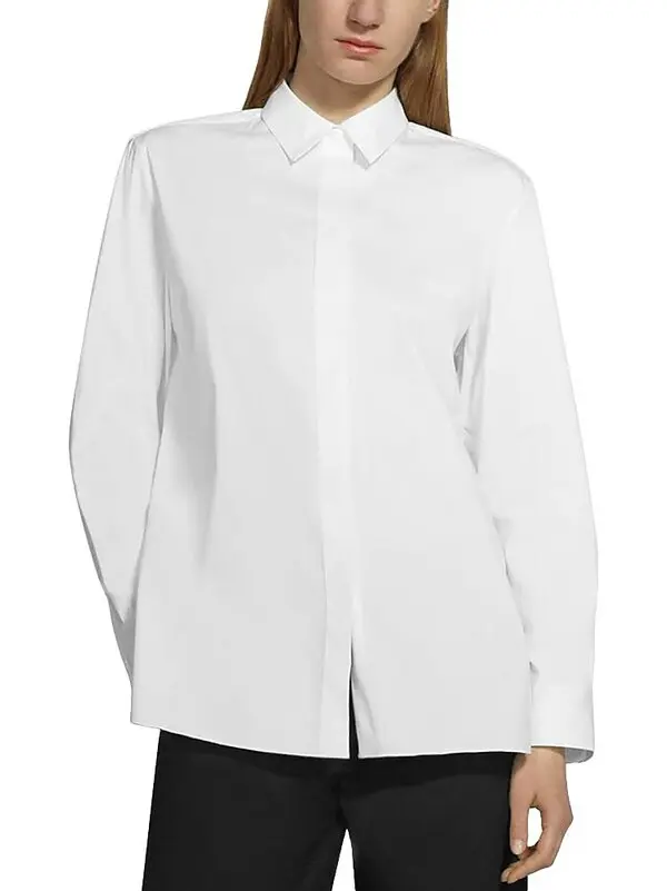 Theory Classic Menswear Shirt - White
