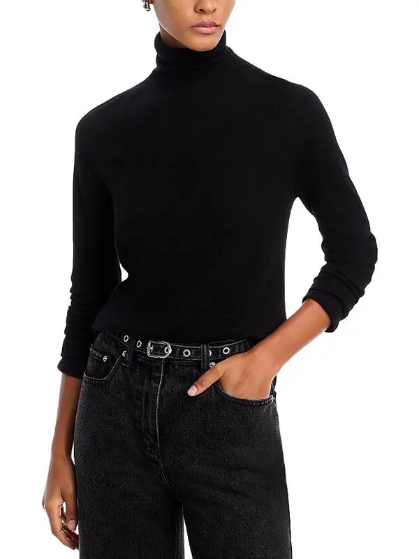 Majestic Filatures Cashmere Turtleneck Sweater - Noir
