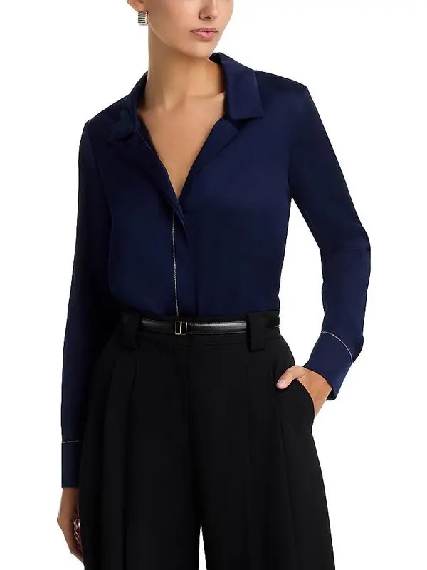 Kobi Halperin Ceanna Blouse - Midnight Blue