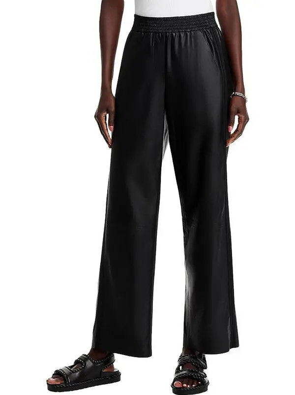 Kobi Halperin Charlize Faux Leather Pants - Black
