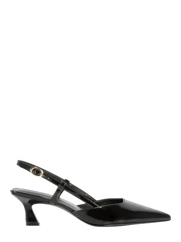STUART WEITZMAN Vinnie 50 Slingback Kitten Heels - Black