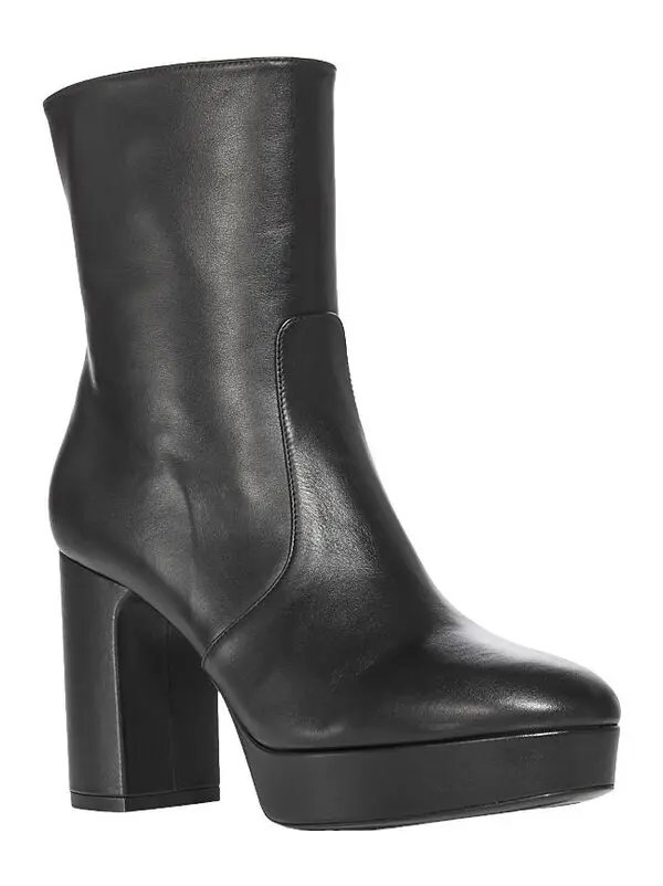 STUART WEITZMAN Dayna Platform Booties - Black