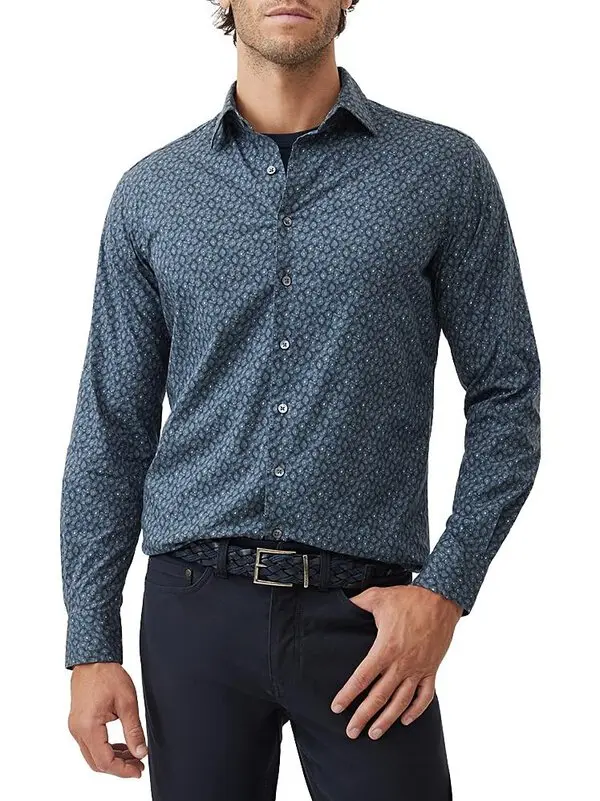 Rodd & Gunn Bellmount Button Front Shirt - Indigo