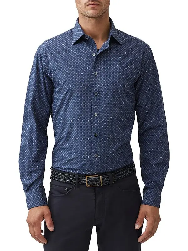 Rodd & Gunn Pinotage Button Front Shirt - Ink