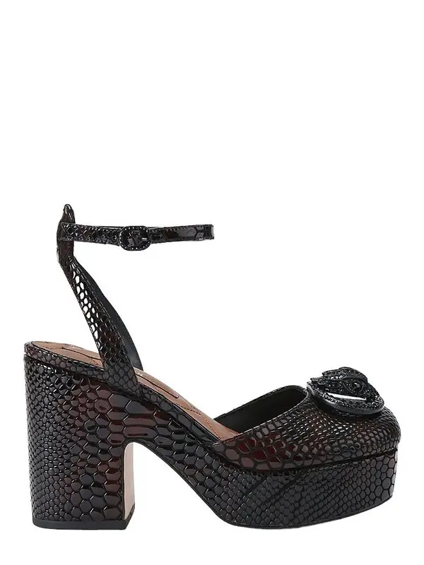 Kurt Geiger Chelsea Platform Pumps - Charcoal