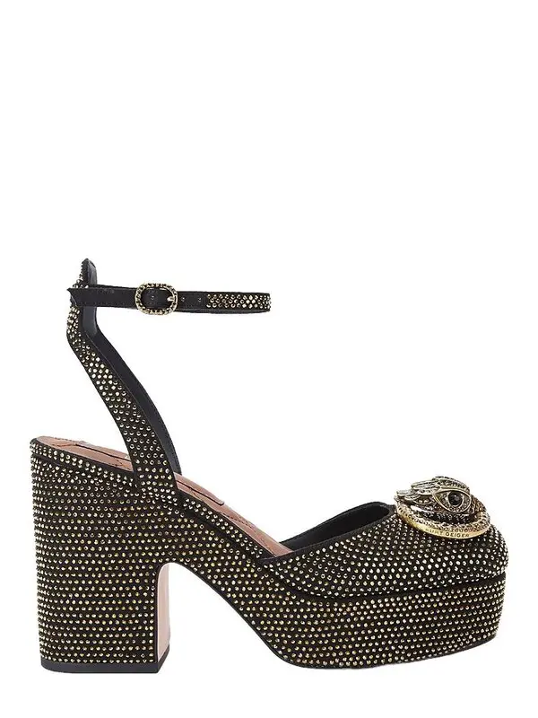 Kurt Geiger Chelsea Platform Pumps - Gold