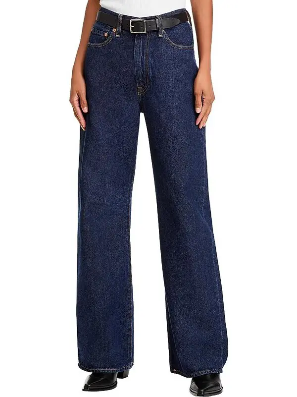 LEVI'S Ribcage High Rise Wide Leg Jeans - Shaded View