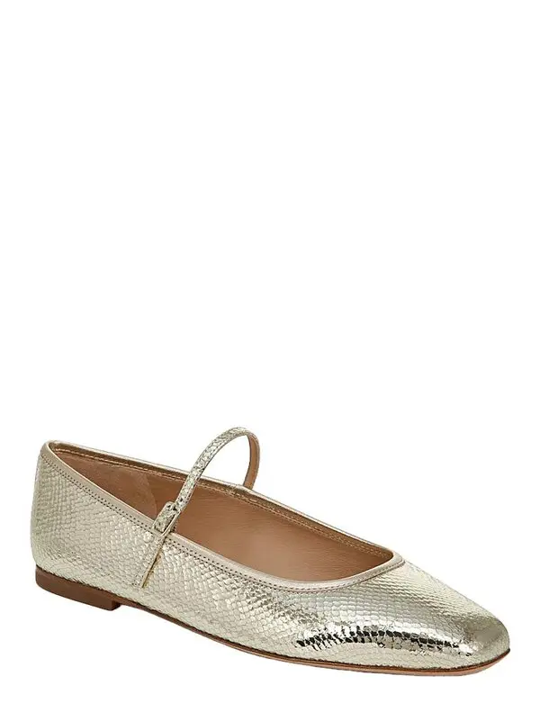 Veronica Beard Ellie Ballet Flats - Platinum