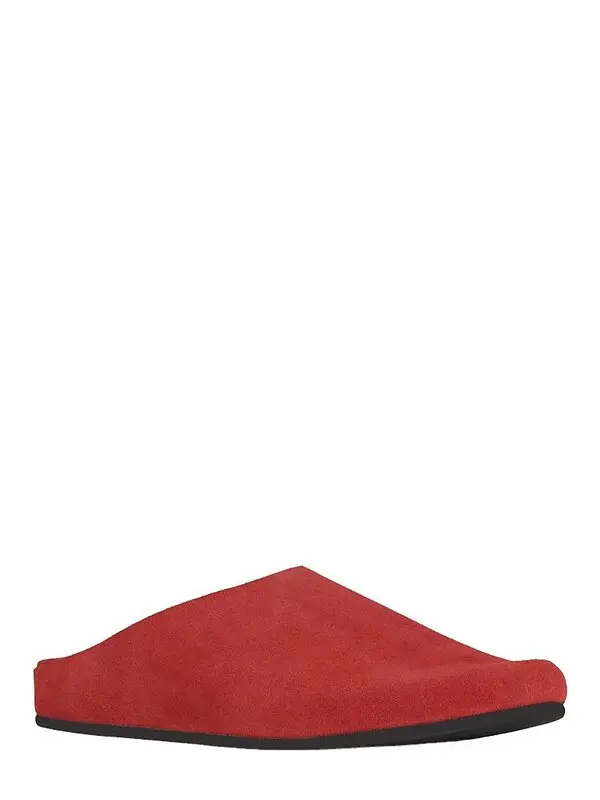 Jeffrey Campbell Content Mules - Red Suede