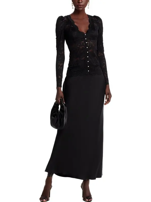 Generation Love Brandi Lace Top - Black