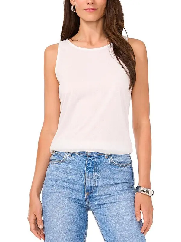 Vince Camuto Sparkle Top - New Ivory