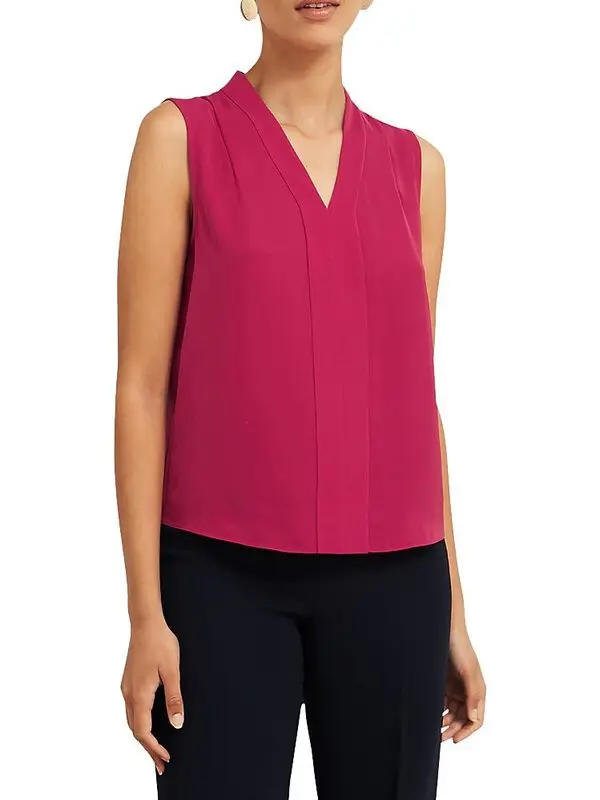 HOBBS LONDON Shelley Blouse - Cranberry