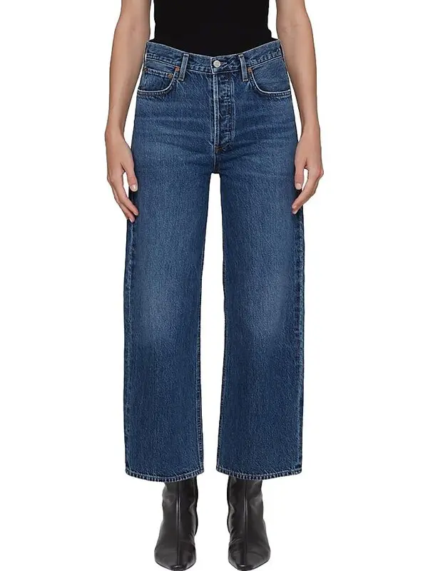 AGOLDE Ren High Rise Wide Leg Jeans - Control