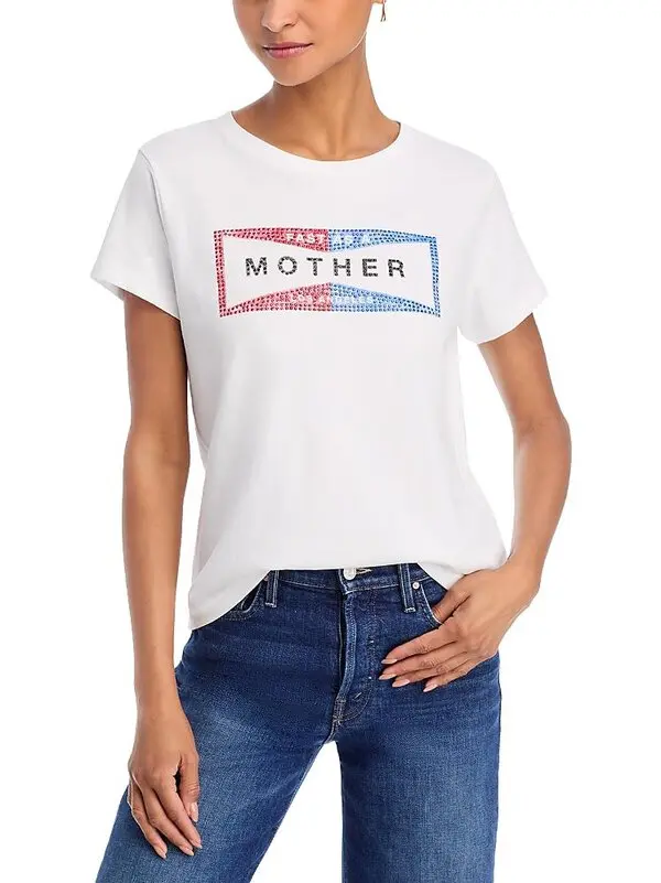 MOTHER The Boxy Goodie Goodie Graphic Tee - Fluff Fast As Mother