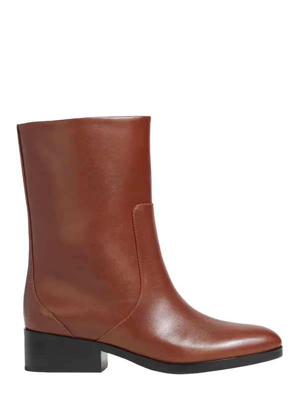 3.1 Phillip Lim Lucien Leather Ankle Boots - Brown
