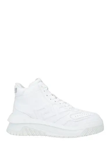 Versace Calfskin Sneakers - White