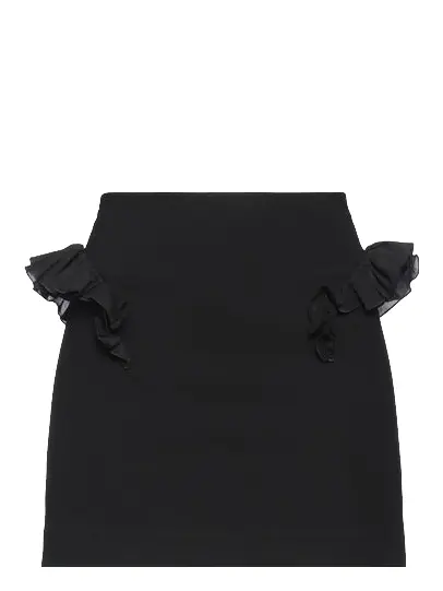 NENSI DOJAKA Mini Skirt With Ruffle Detail - Black