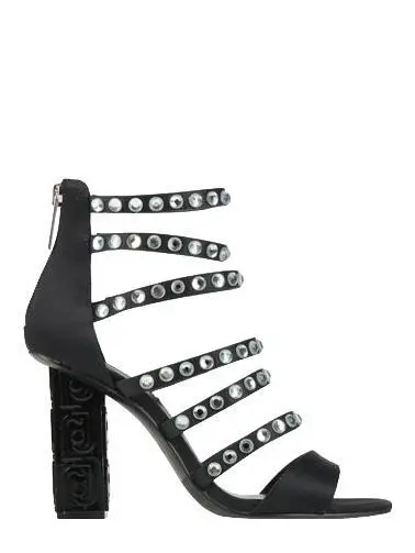 LIU •JO Strappy Embellished Sandals - Black