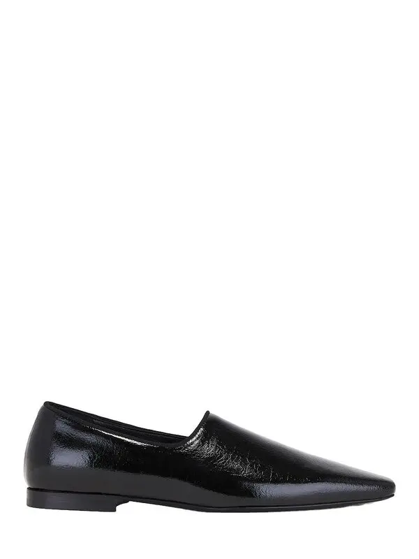 TOTEME Piped Loafer - Black