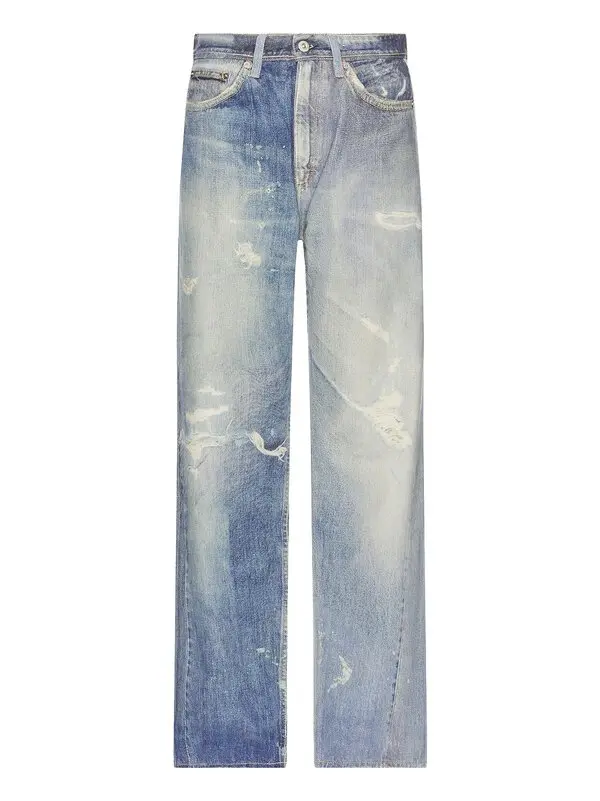 Our Legacy Third Cut In Denim-medium - Digital Denim Print