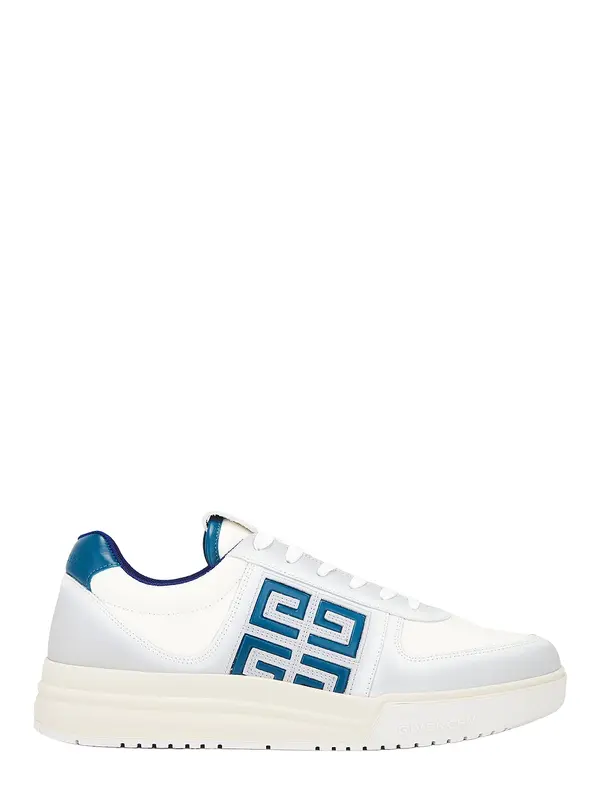 Givenchy G4 Low Top Sneakers - White & Blue