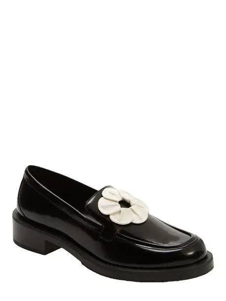 STUART WEITZMAN X Sandy Liang Loafer - Black/cream