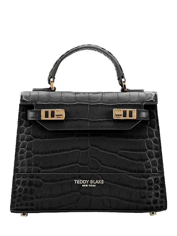 TEDDY BLAKE Kim Croco 9 Bag - Black