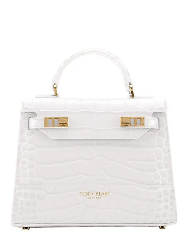 TEDDY BLAKE Kim Croco 9 Bag - Croco White