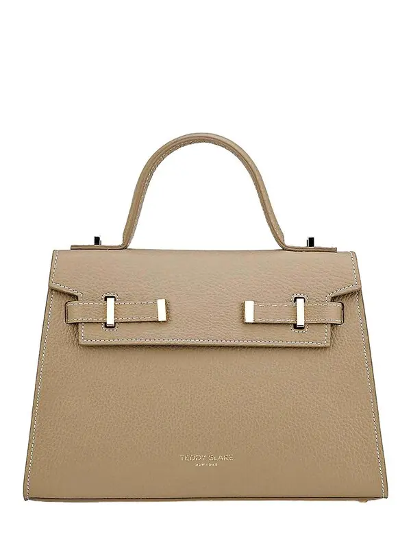 TEDDY BLAKE Ava 14 Top Handle Bag - Light Beige