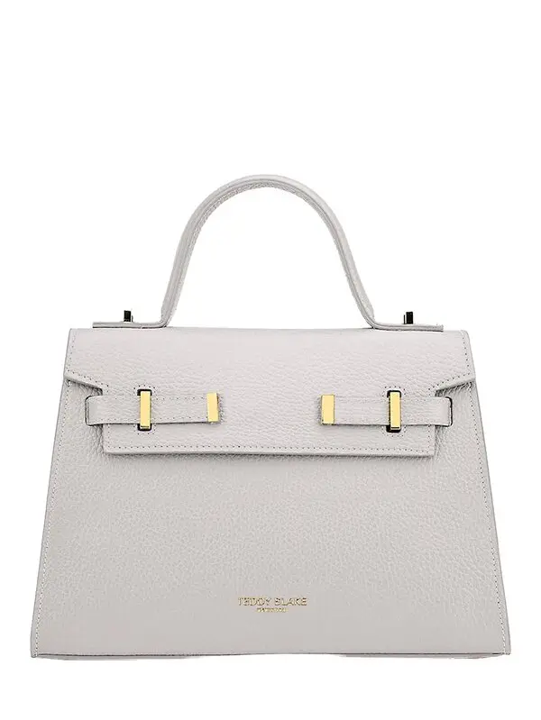 TEDDY BLAKE Ava 14 Top Handle Bag - Light Grey