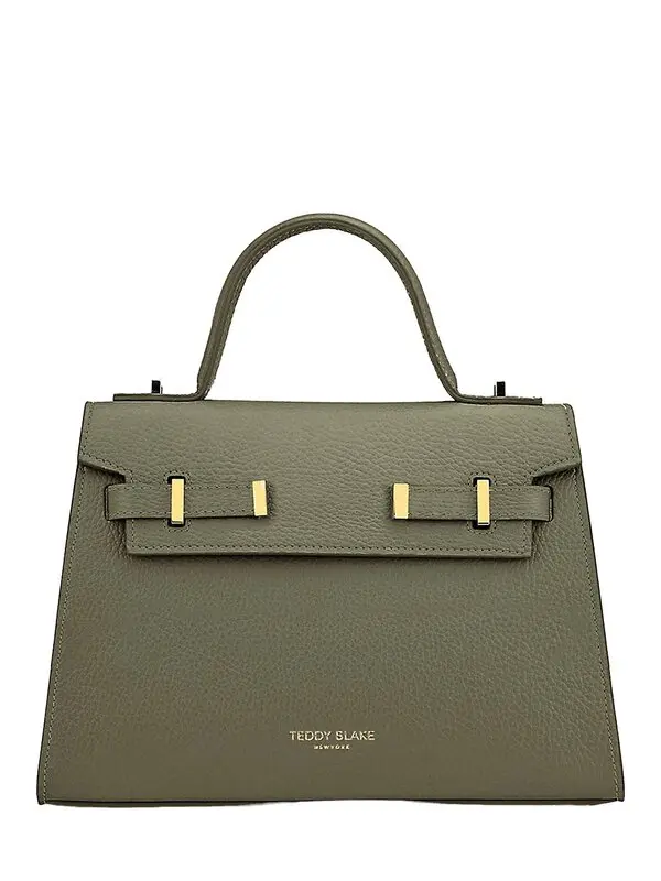 TEDDY BLAKE Ava 14 Top Handle Bag - Olive Green