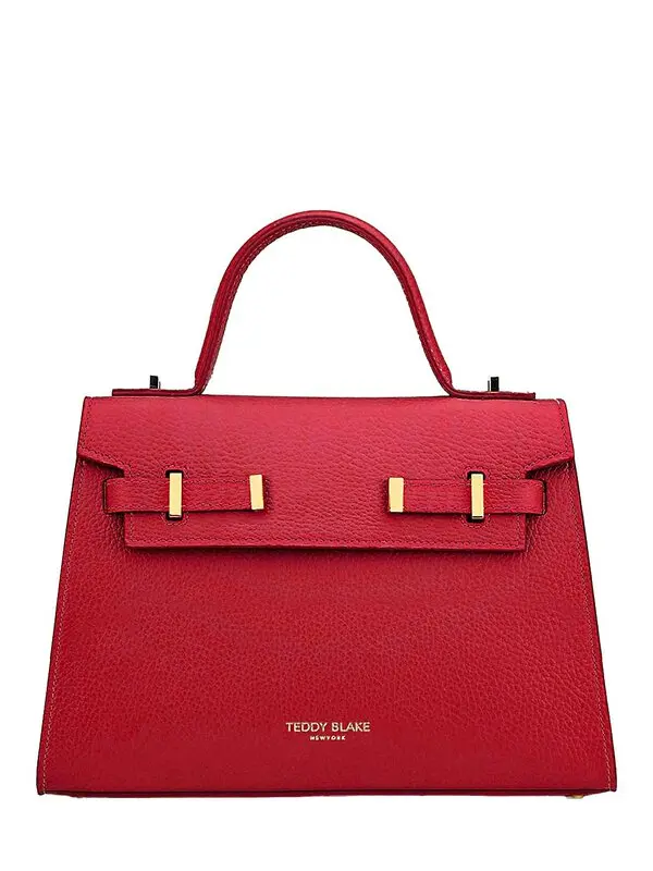 TEDDY BLAKE Ava 14 Top Handle Bag - Red