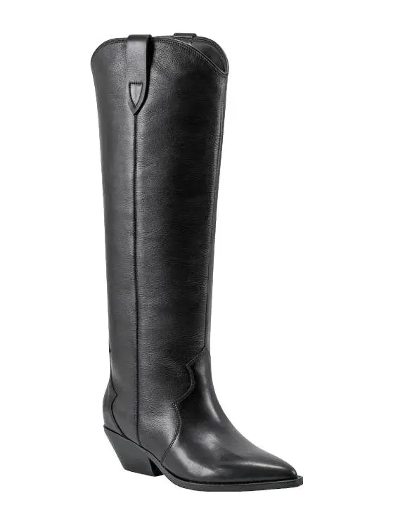 Marc Fisher Ander Knee High Boot By - Black