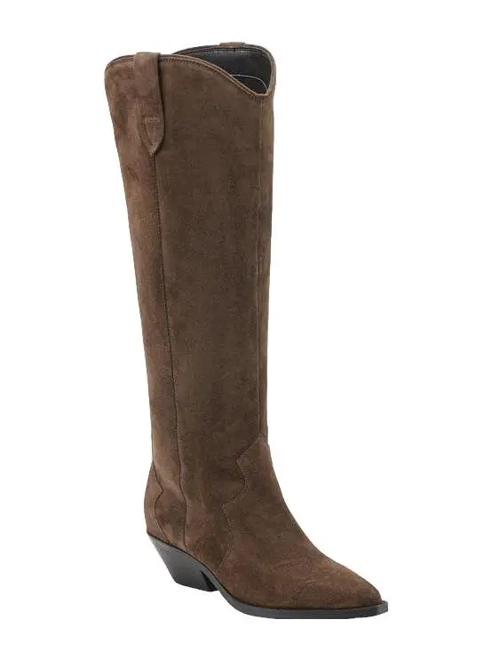 Marc Fisher Ander Knee High Boot By - Medium Brown