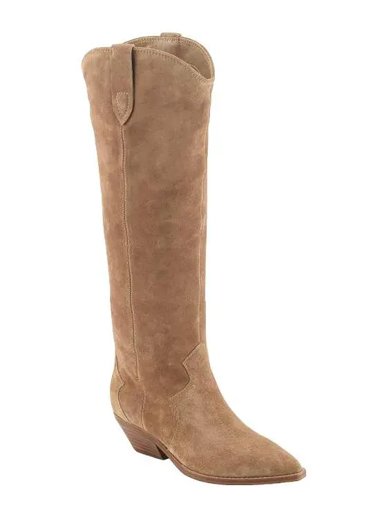 Marc Fisher Ander Knee High Boot By - Medium Natural 2