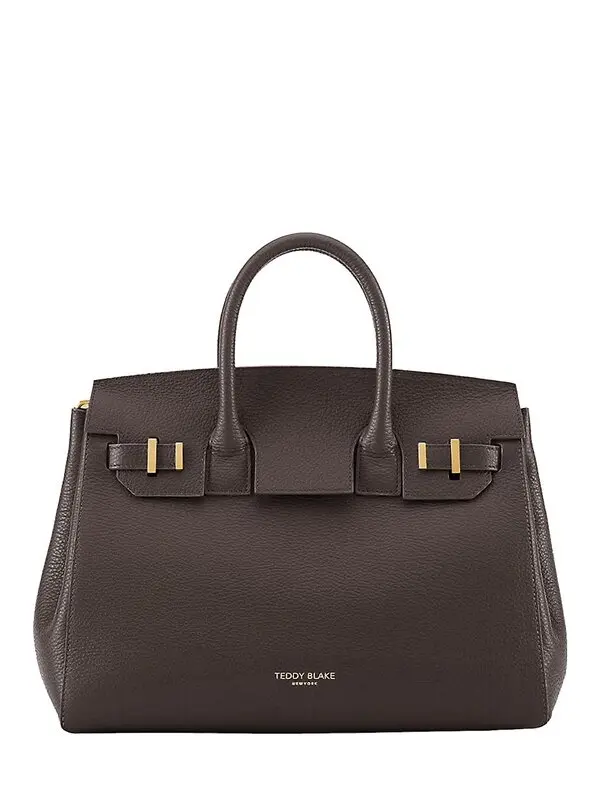 TEDDY BLAKE Gigi Stampatto 13 Handbag - Darkbrown
