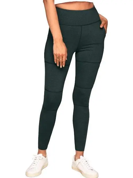 WALKPOP Haley Compression Active Leggings - Green
